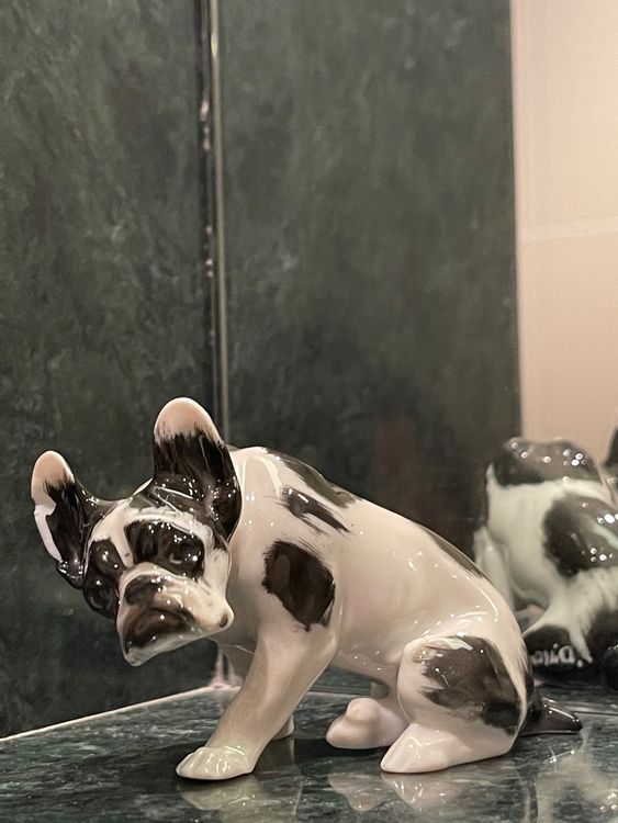 French Bulldog Rosenthal ca1924 Porzellan Figur Fritz Diller | Kaufen ...