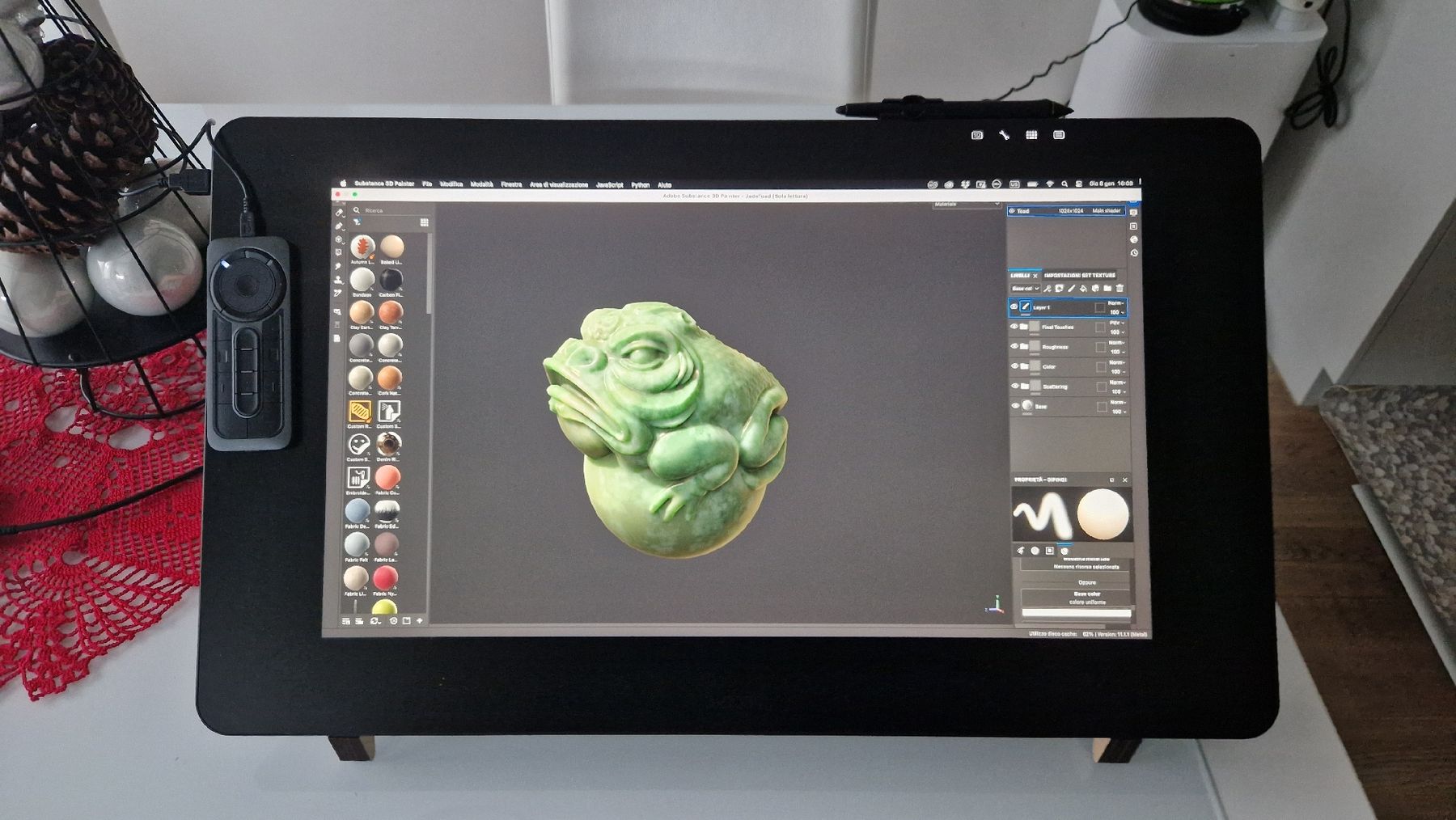 Wacom cintiq 24 pro con supporto custom (Usato) a Glattpark(Opfikon ...