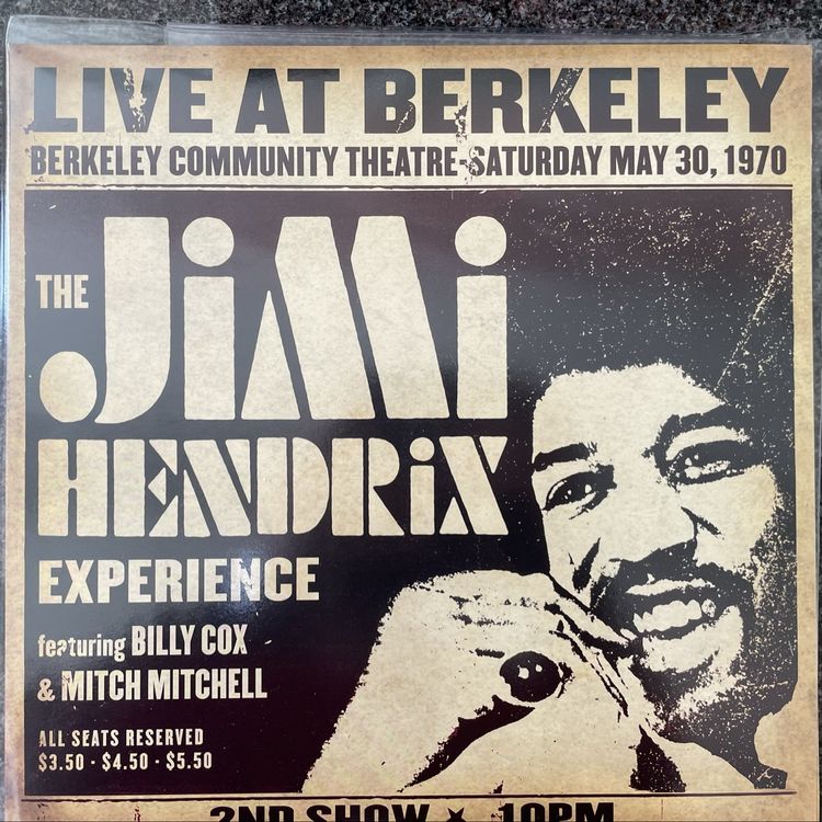 Jimi Hendrix Experience - Live at Berkeley 2 Vinyl Limited (Gebraucht ...