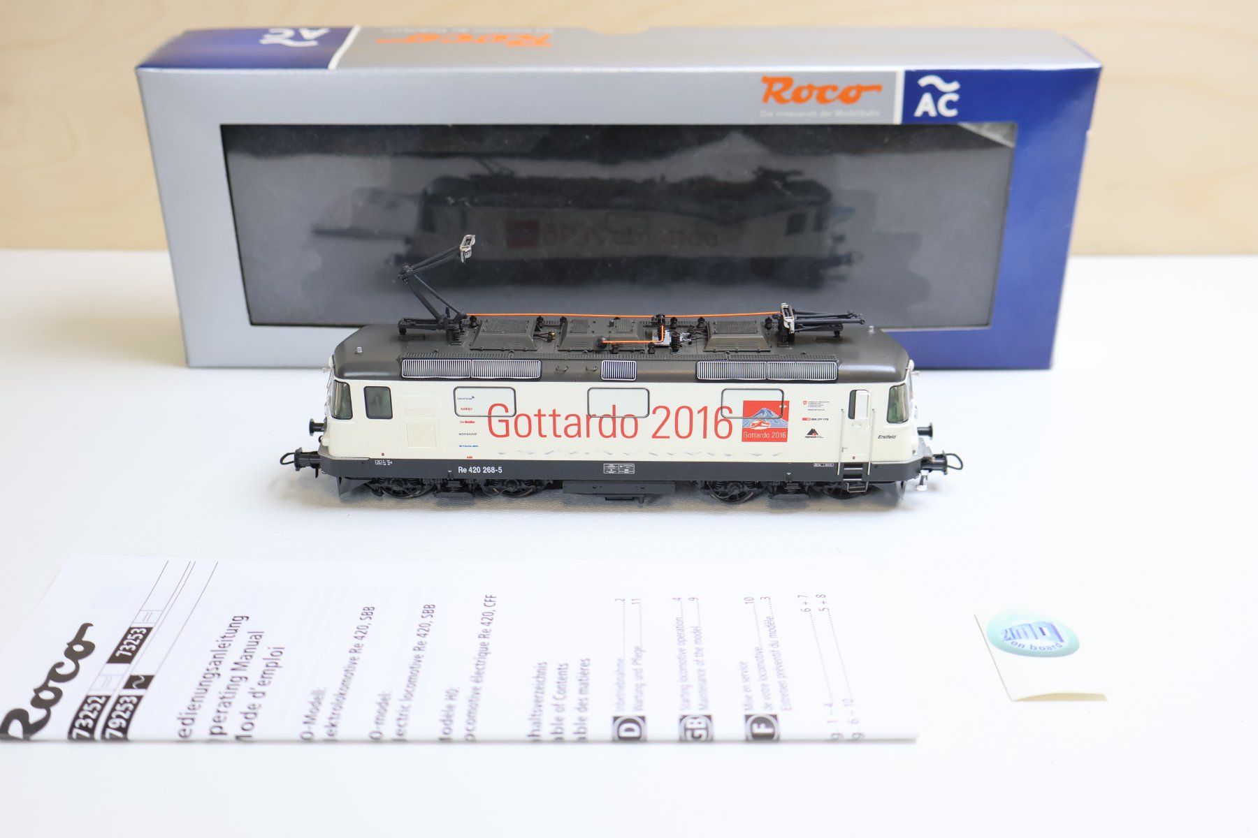 ROCO SBB Re 420 E-Lok Gottardo H0 AC Digital + Sound 79253 (Gebraucht ...