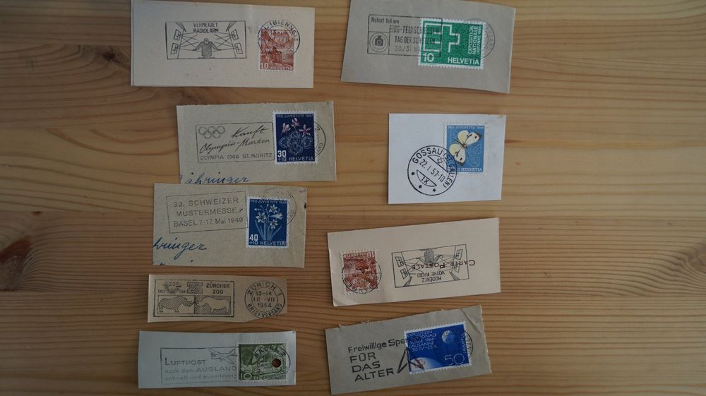 Grosse Sammlung Schweizer Poststempel (Gebraucht) in Sirnach für CHF 6 ...