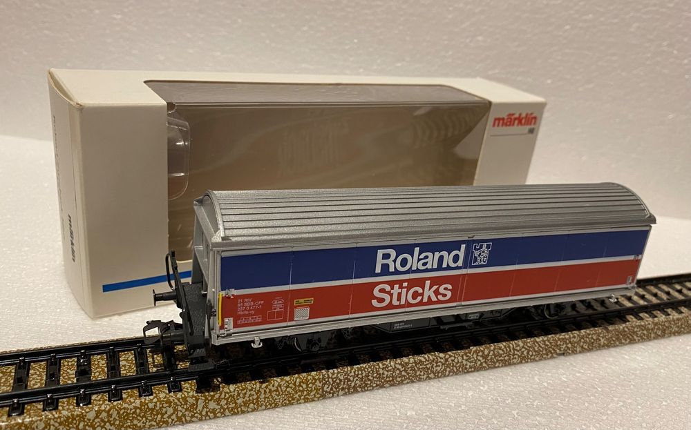 Märklin 84735,0 Modellbahn Güterwagen Hbis Roland H0 (D'occasion) à ...