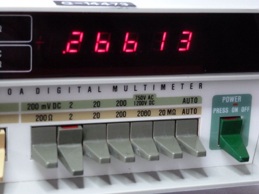 Fluke 8810A Digital Multimeter (ohne AC Messbereich) (Gebraucht) in ...