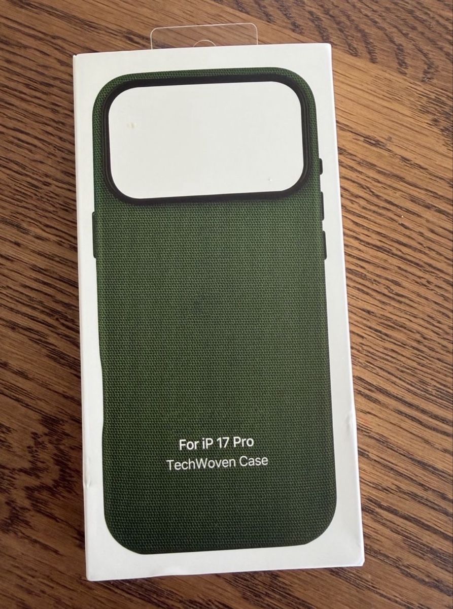 Coque iPhone 17 Pro TechWoven Vert Olive Neuve (Neuf avec emballage d ...