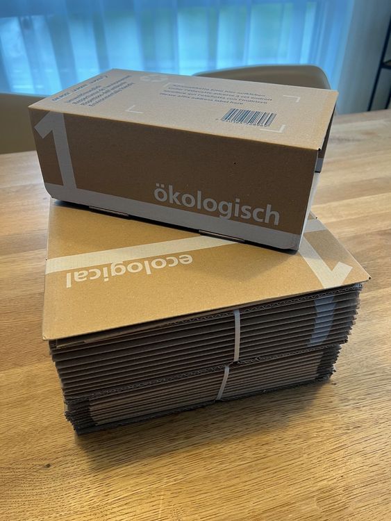 PostPac Öko Kartonschachteln neu, Grösse 1 (20 Stk.) | Kaufen auf Ricardo