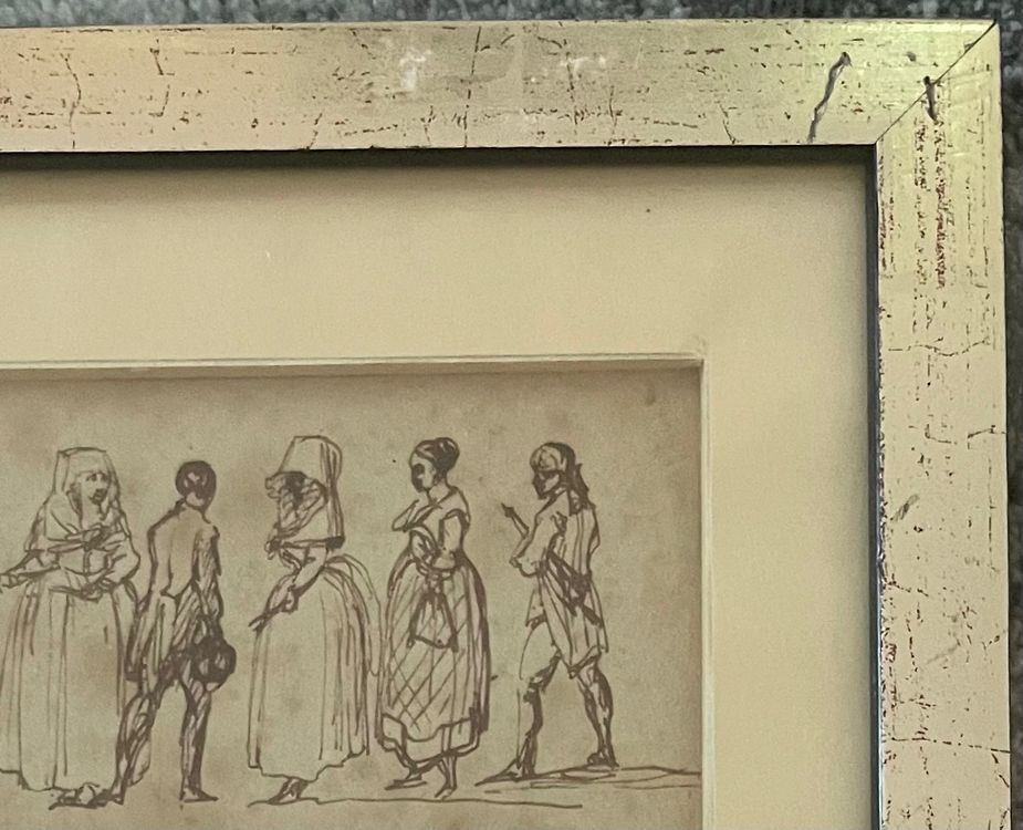 Antike Zeichnung von Personen (Gebraucht) in Root für CHF 20 – mit Lieferung auf Ricardo kaufen