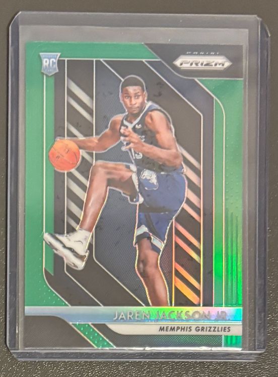NBA Jaren Jackson JJJ 2018-19 Prizm Green Rookie Card (Neu (gemäss ...
