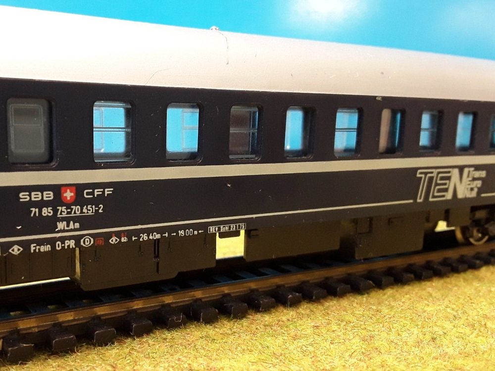 Lima _ SBB CFF _ TEN Trans Euro Night Schlafwagen _ Spur H0 (Defekt) in Uerikon für CHF 12 – mit ...