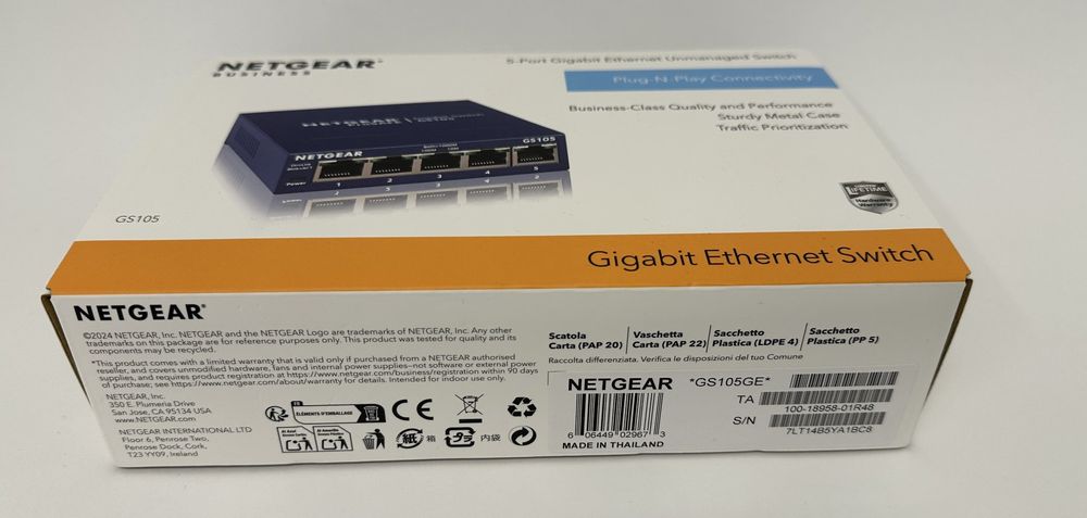 5-Port Gigabit Ethernet Unmanaged Switch Netgear NEU (Neu und ...