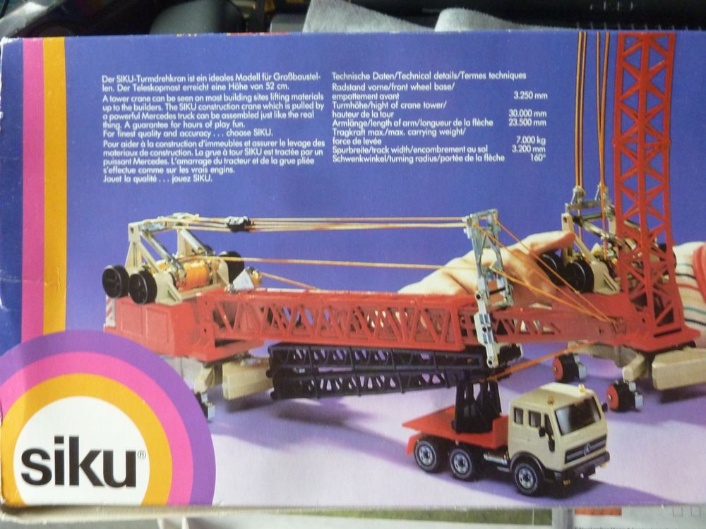 SIKU ART-NR.4011.TURMDREHKRAN 1:55 AUS METALL IM ORIG.KARTON | Kaufen ...
