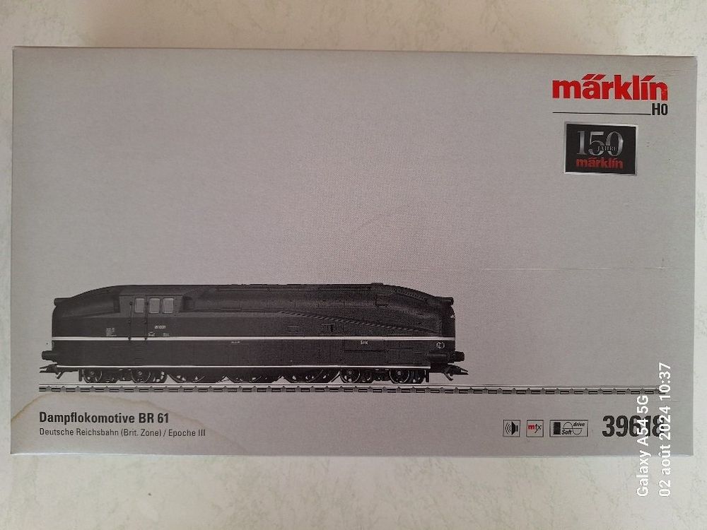 Märklin 39618 digital. Locomotive avec son et socle (Neuf avec ...
