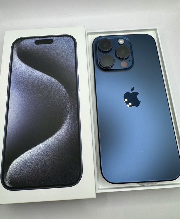 Iphone 15 Pro 128GB Blue Titanium NEUWERTIG Preis VHB (Neu (gemäss ...