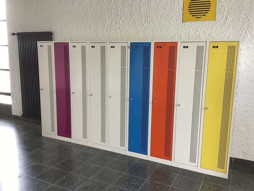 Spinte, abschliessbar mit Schlüssel mehrfarbig, | Kaufen auf Ricardo