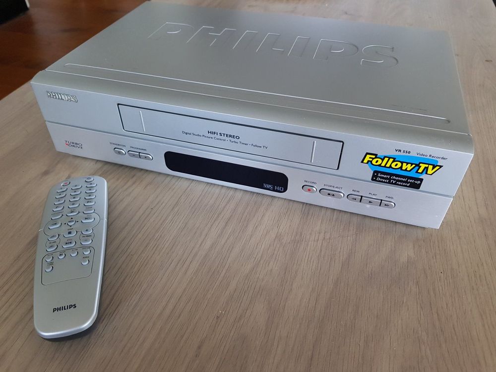 Philips VR 550 Turbo Drive Hi-Fi VHS Videorecorder | Kaufen auf Ricardo