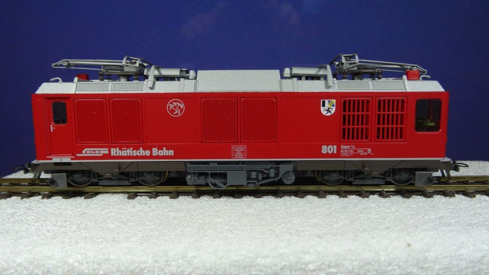 Bemo 1267 111, RhB Gem 4/4 801, Vitrine | Kaufen auf Ricardo