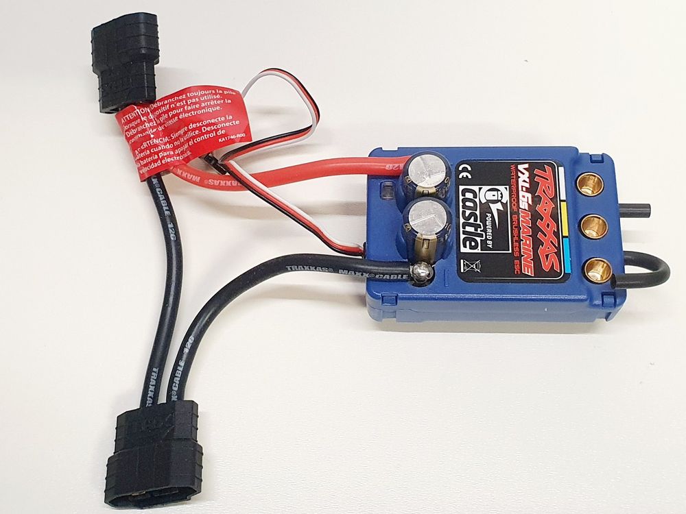 Traxxas Velineon VXL-6S Marine-Regler mit 540XL 1800kv Motor (Gebraucht ...