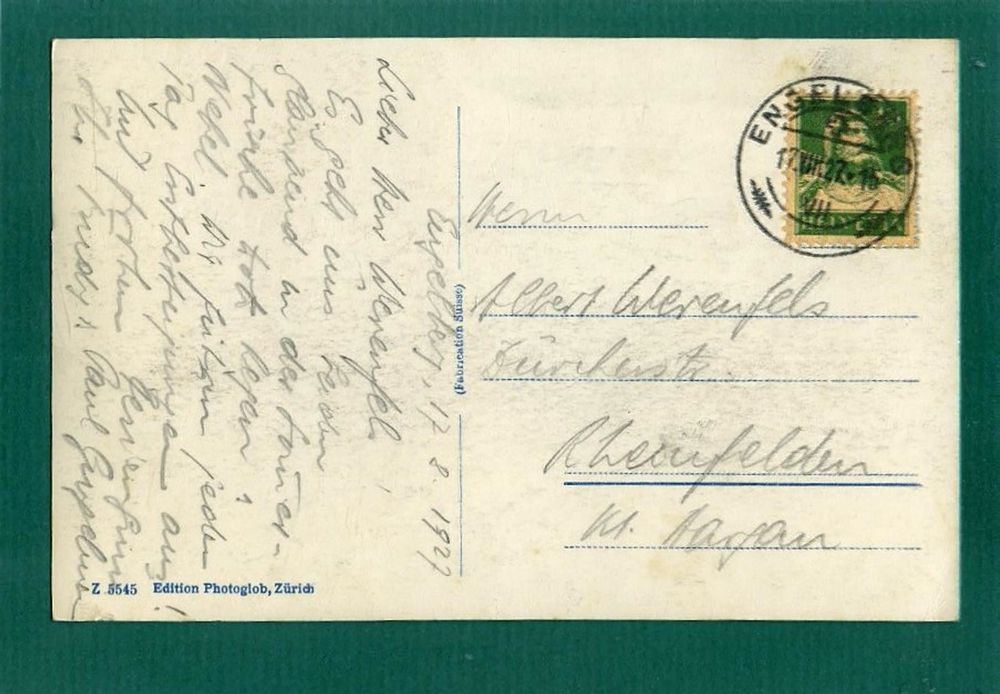 Engelberg mit Spannörter und Titlis, 1927 | Kaufen auf Ricardo Engelberg mit Spannörter und Titlis, 1927 | Kaufen auf Ricardo