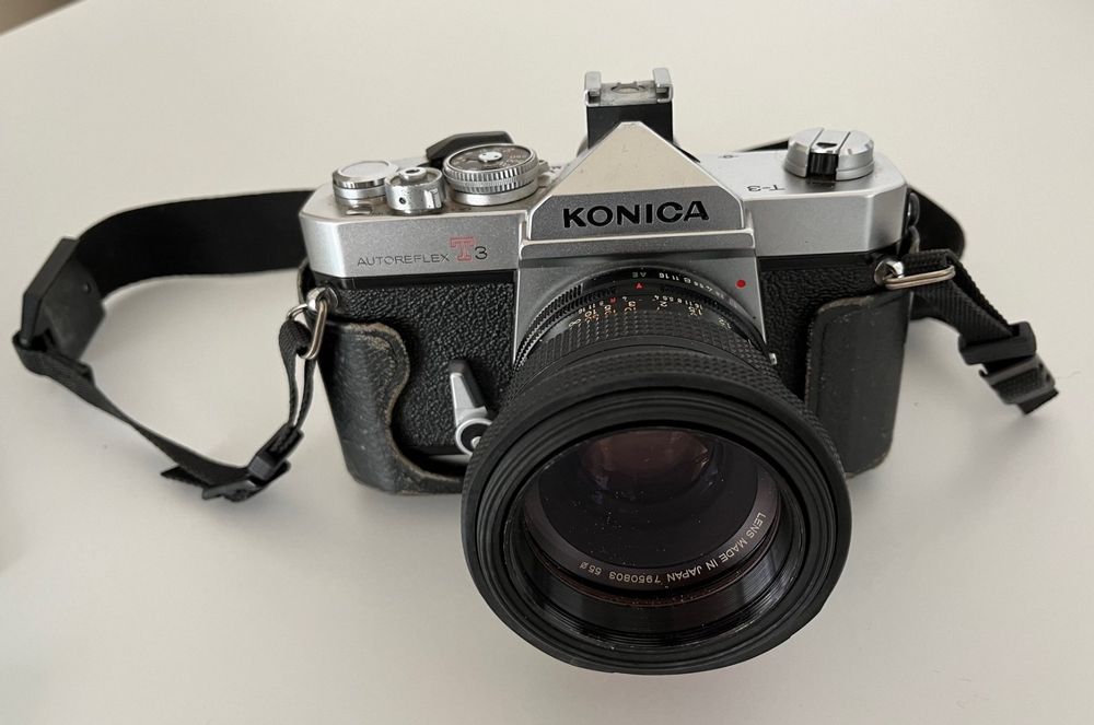 Konica Autoreflex T3 Kamera mit Konica Hexanon AR 50 F1.7 (Gebraucht ...