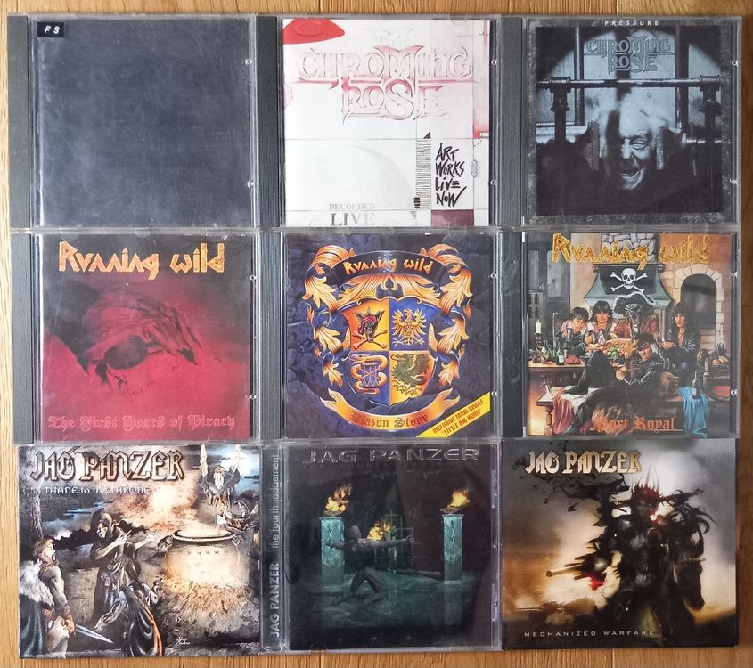 Running Wild. Chroming Rose. Jag Panzer. Je 3 CDs. (Gebraucht) in ...
