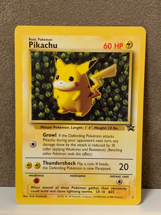 Pikachu Promo ENG Pokemon 1 | Kaufen auf Ricardo
