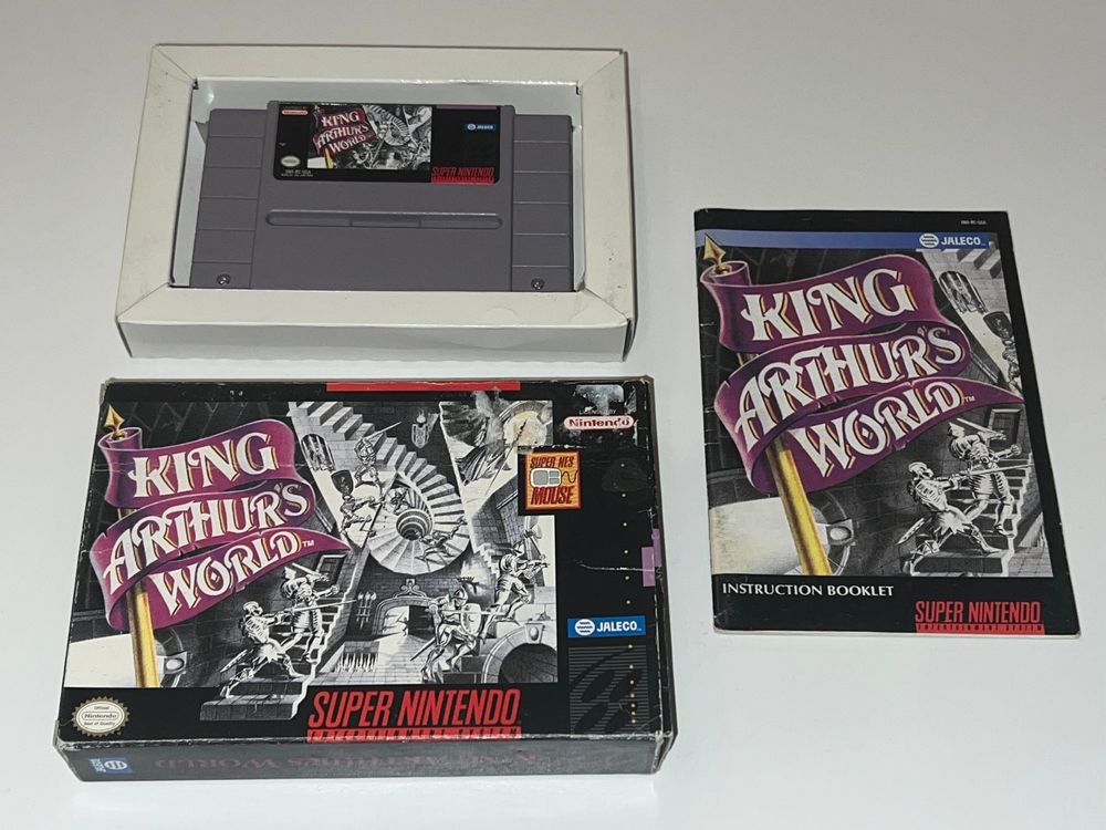 Super Nintendo (SNES) Spiel - King Arthur's World (OVP) USA | Comprare ...