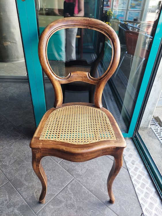 Antiker Wiener Geflecht Stuhl, Bugholz Stuhl, Thonet Stil (Gebraucht) in Konolfingen für CHF 20 ...