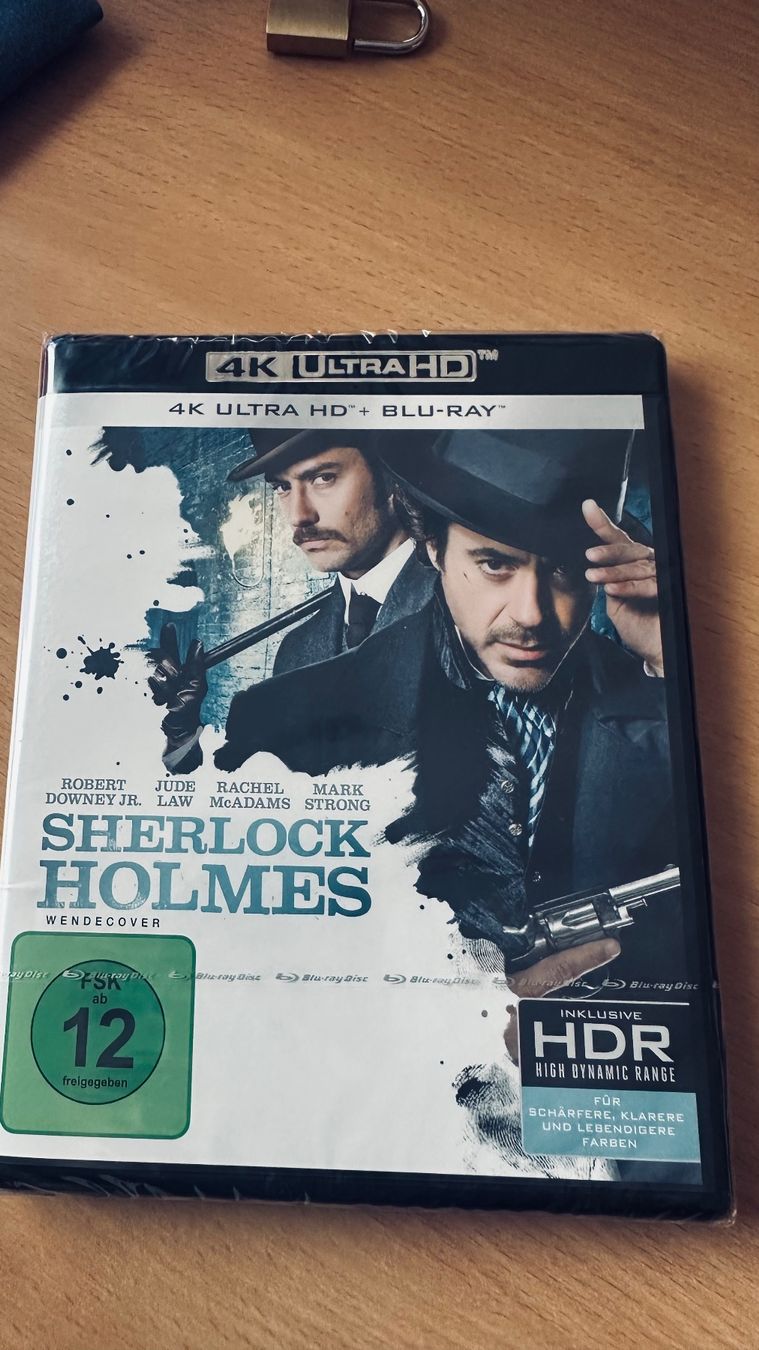 Sherlock Holmes (2009) 4K (4K UHD + Blu-ray) Blu-ray (Neu und ...