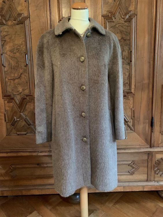 PETER HUHN 90% Lama Mohair 80%Schurwolle Mantel Gr 40DE | Kaufen auf ...