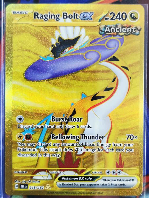 Pokemon Raging Bolt EX 218/162 Temporal Forces EN | Kaufen auf Ricardo
