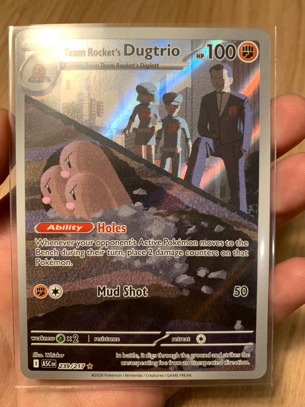 🇬🇧 239 Team Rocket's Dugtrio - Ascended Heroes - EN ab 1 (Neu (gemäss ...
