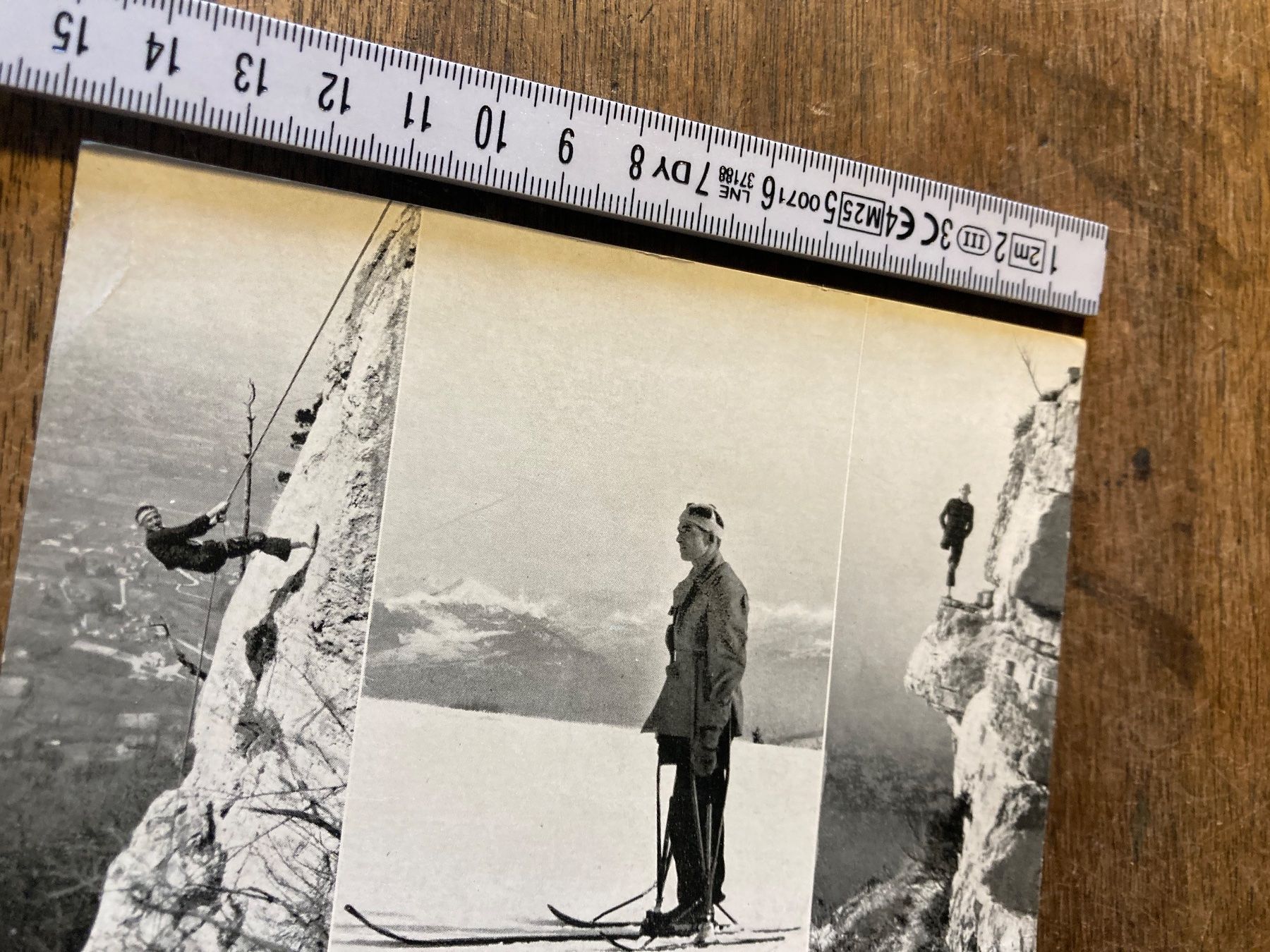 Roger Tschumi unijambiste alpinisme Salève Carte Postale (D'occasion) à ...