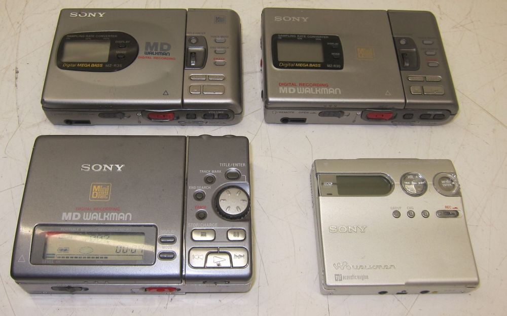Sony Mini-Disc Walkman 4 Stück (Gebraucht) in Männedorf für CHF 99 ...
