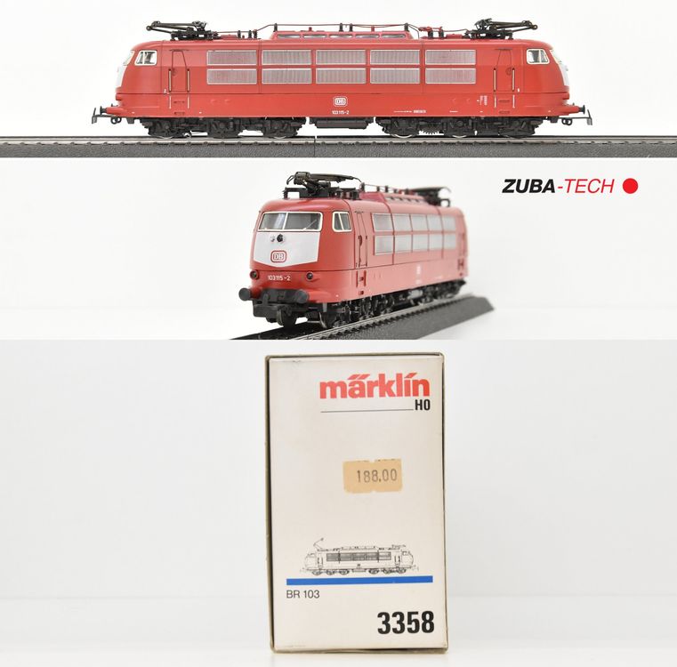 Märklin 3358 E-Lok BR 103 DB H0 WS Analog mit OVP (Gebraucht) in St. Gallen für CHF 59 – mit ...