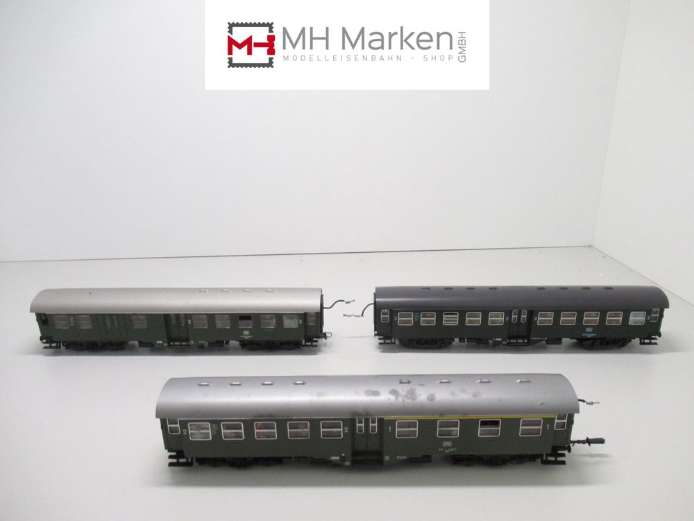 Roco 3er Personenwagen DB mit Innenbel. AC/WS o. OVP H0 (Gebraucht) in Basel für CHF 15 – mit ...