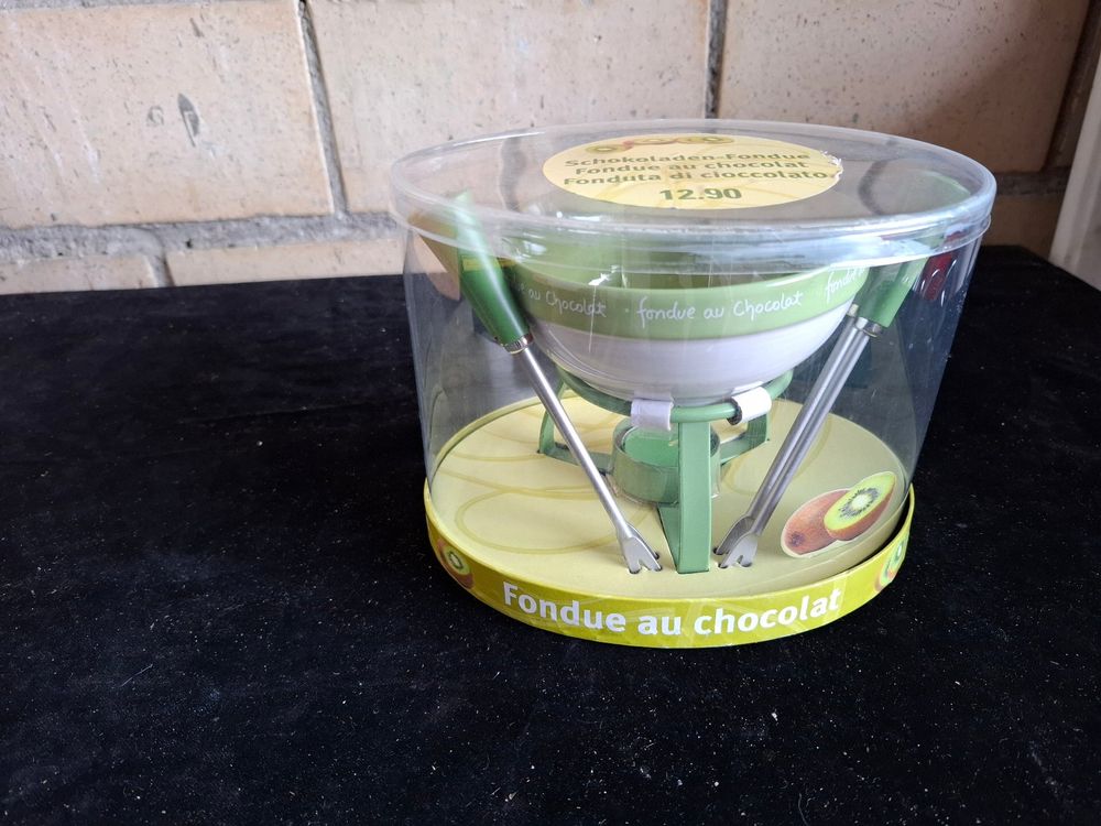 Schoggi-Fondue Set, neuwertig, perfekt für gemütliche Abende (Neu und ...