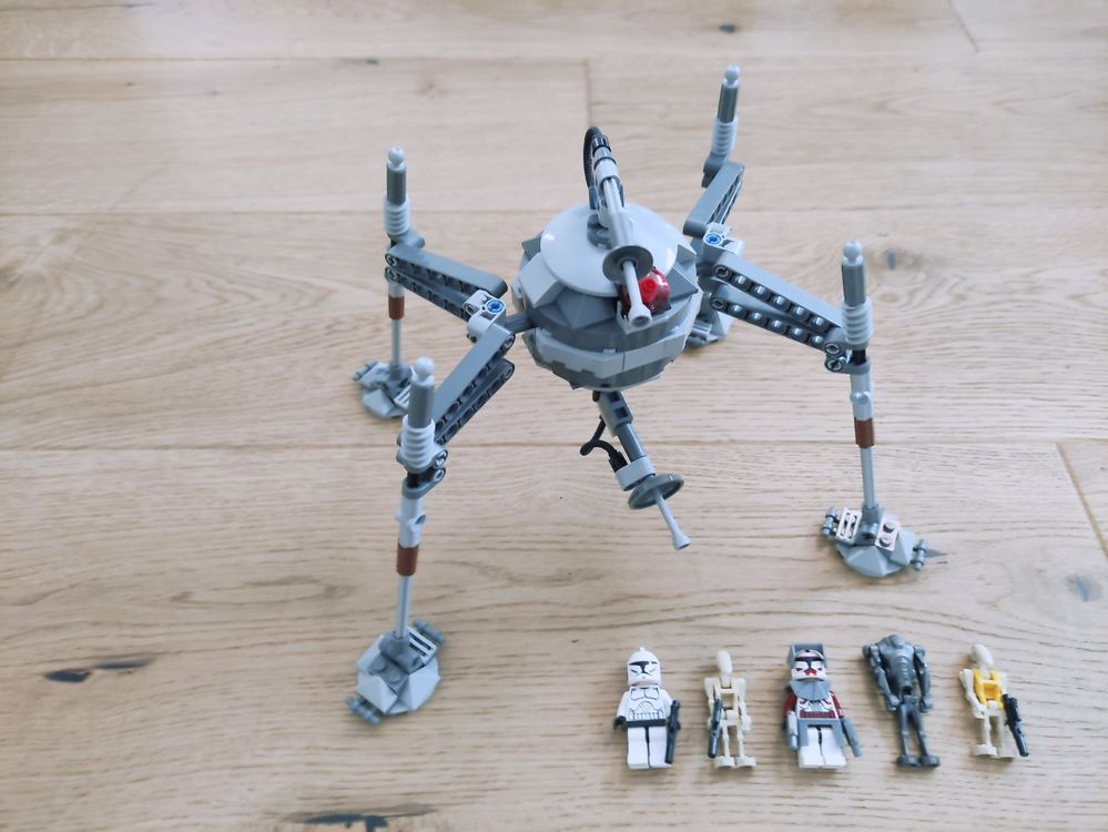 Lego Star Wars 7681 Separist Spider Droid mit Commander Fox (Gebraucht ...