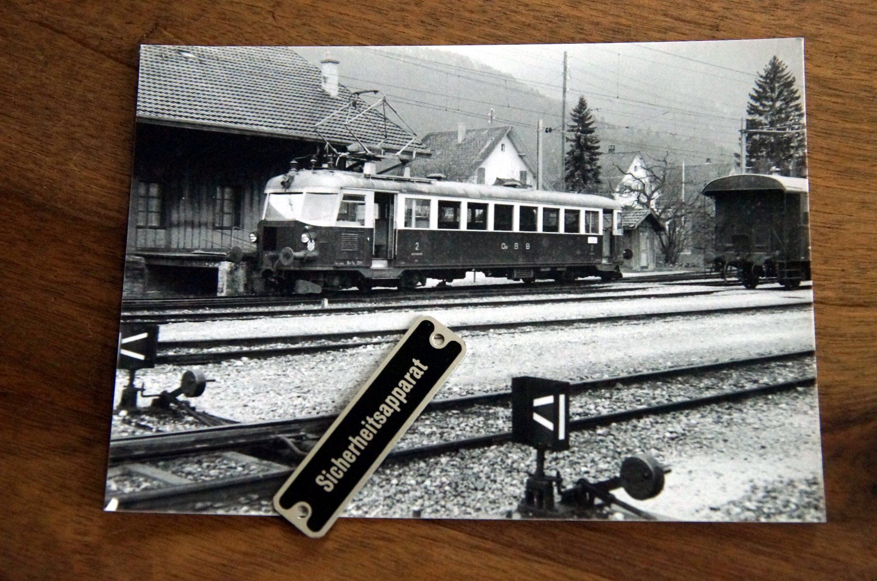 OeBB Triebwagen Be 2/4 Nr. 201 in Balsthal, 1969 (Foto Aebi) (Gebraucht ...