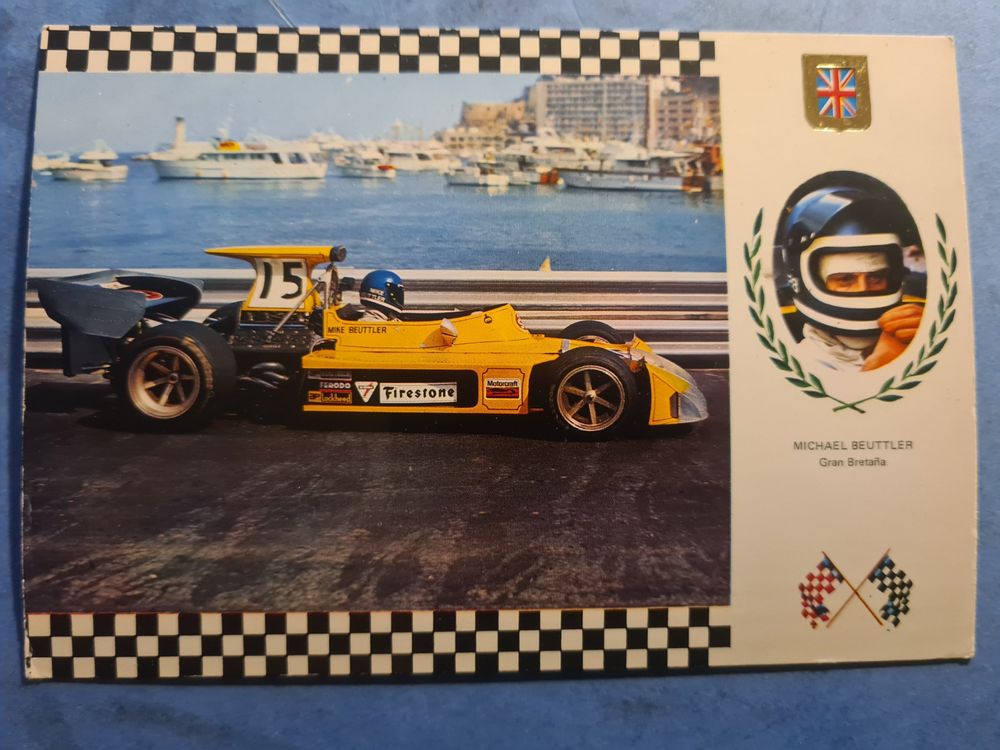 MICHAEL BEUTTLER MARCH 731 G MONACO CARTE POSTALE VINTAGE (Gebraucht ...