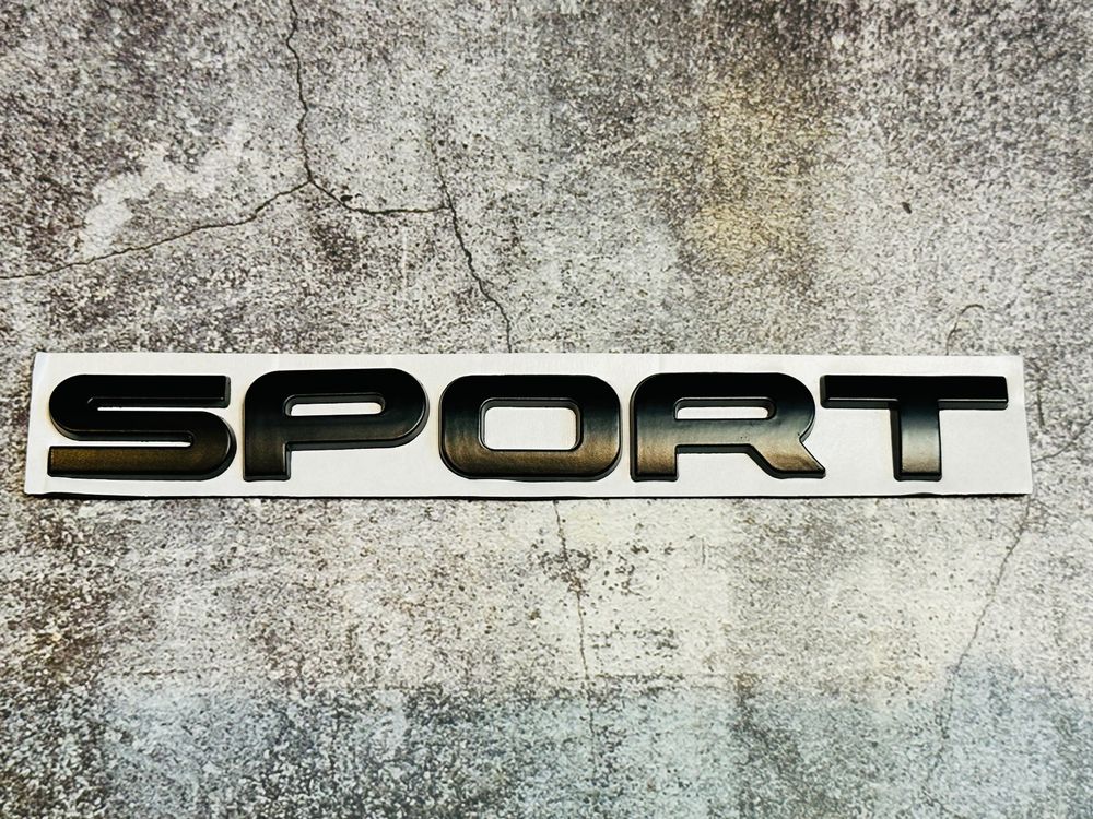 Range Rover Sport Emblem Logo Schriftzug Schwarzmatt Neu (Neu und ...