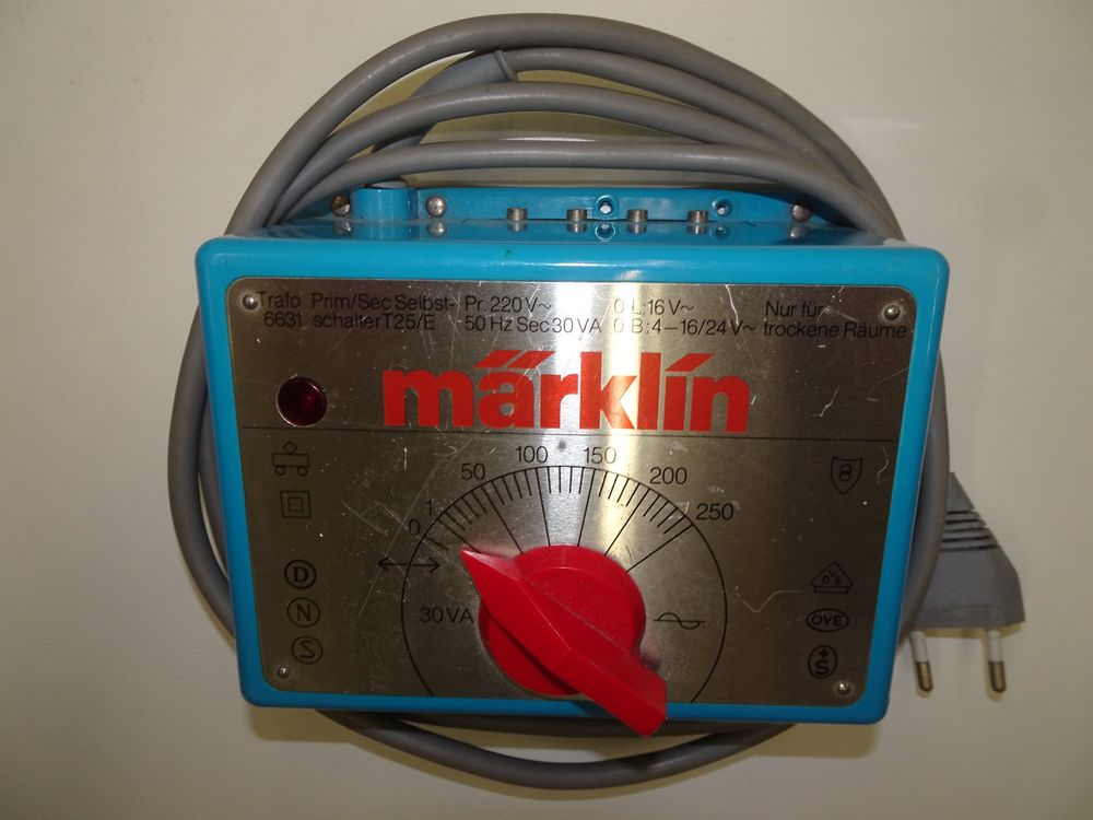 Märklin Trafo Transformator 30VA Art. 6631 (Gebraucht) in für CHF 9.9 ...