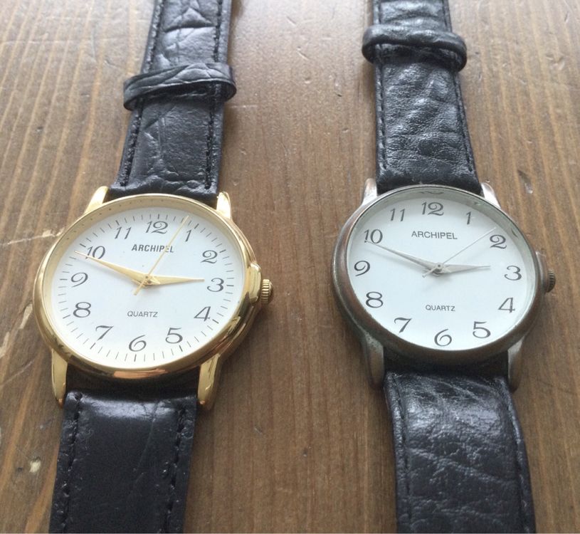Neu und Alt: 2 Armbanduhren ARCHIPEL Quartz (Gebraucht) in Oftringen ...
