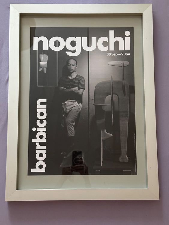 Plakat der Ausstellung von Noguchi im Barbican Center | Kaufen auf Ricardo