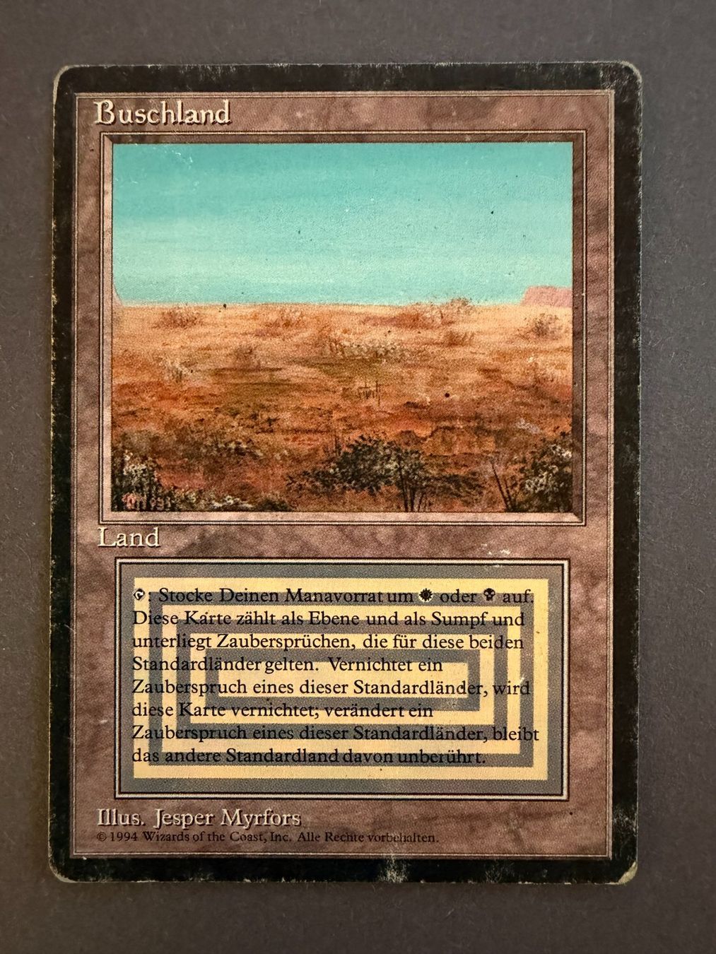 Buschland // Scrubland // Doppelland // Dual Land // Magic (Gebraucht ...