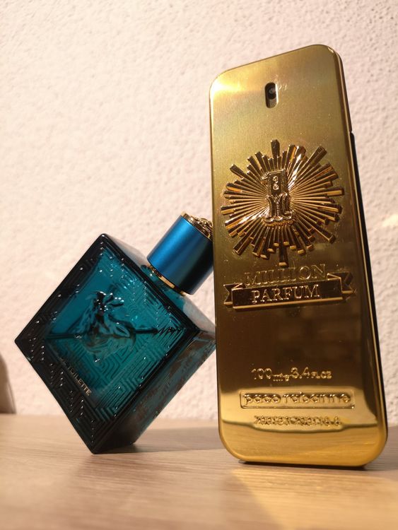 Versace Eros Eau de Toilette & 1 Million Parfum im Duo (Gebraucht) in ...