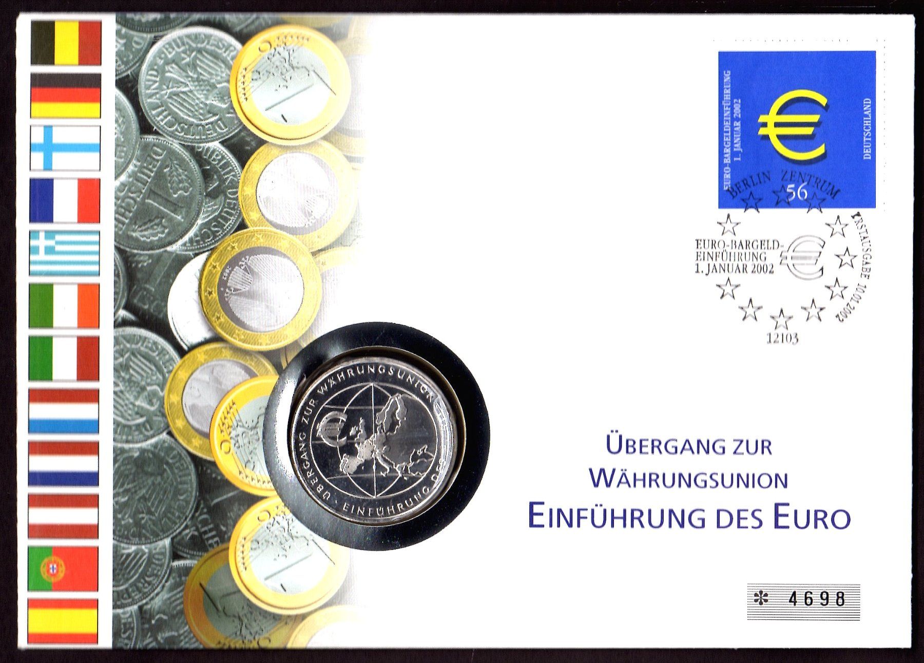 Silbernumis, Übergang zur Währungsunion, Einführung des Euro (Neu ...