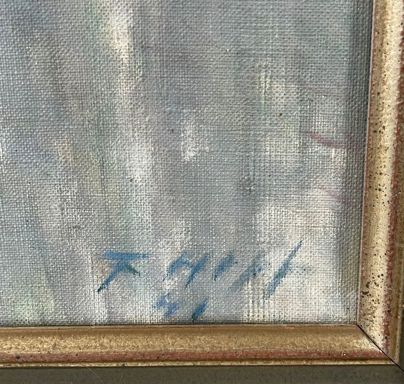 Friedrich W. Fredy Hopf (1875-1943) grosses Gemälde (Gebraucht) in für ...