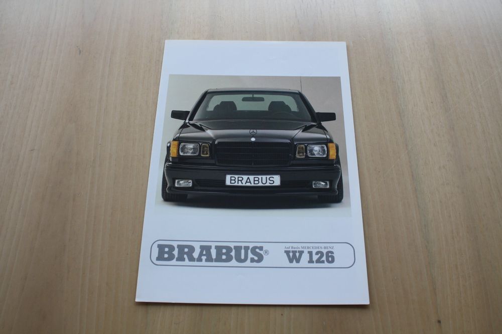 BRABUS W126 Tuning Prospekt Mercedes-Benz (Gebraucht) in Wikon für CHF ...
