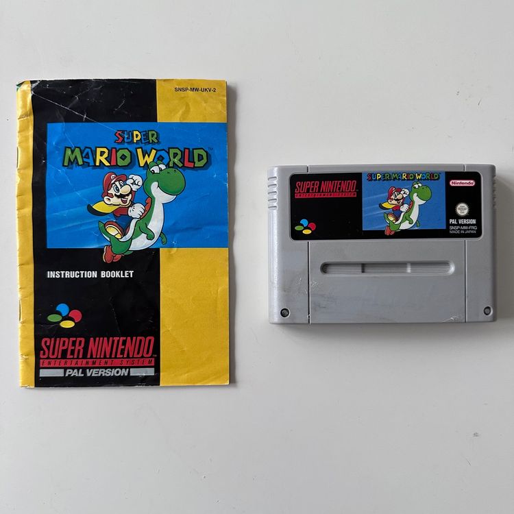 Super Mario World SNES Pal OVP CIB Super Nintendo (Gebraucht) in ...