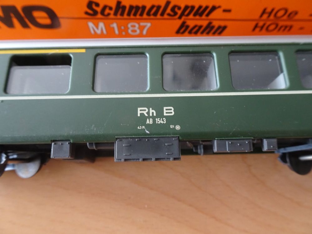 BEMO Personenwagen, grün, RhB, HOe - HOm, OVP (Gebraucht) in Stäfa für ...