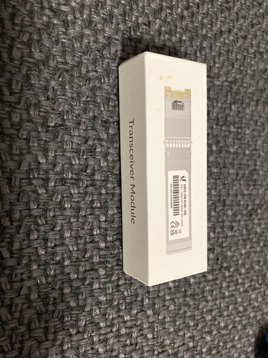 Ubiquiti SFP+ Module vers RJ45 10Gbps (Neu und originalverpackt) in ...